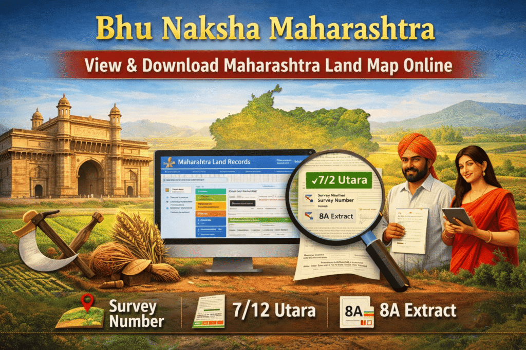 Bhunaksha Maharashtra 2026: View & Download Maharashtra Land Map Online