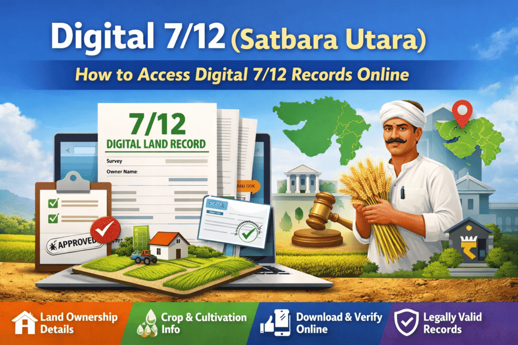 Digital 7/12 (Satbara Utara): How to Access Digital 7/12 Records Online