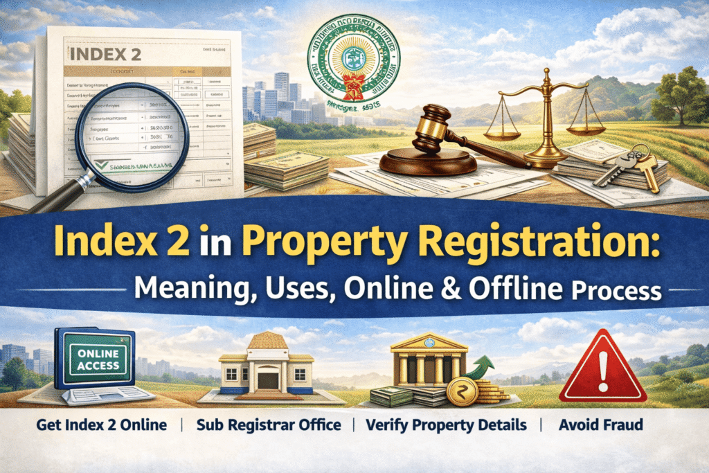 Index 2 in Property Registration: Meaning, Uses, Online & Offline Process
