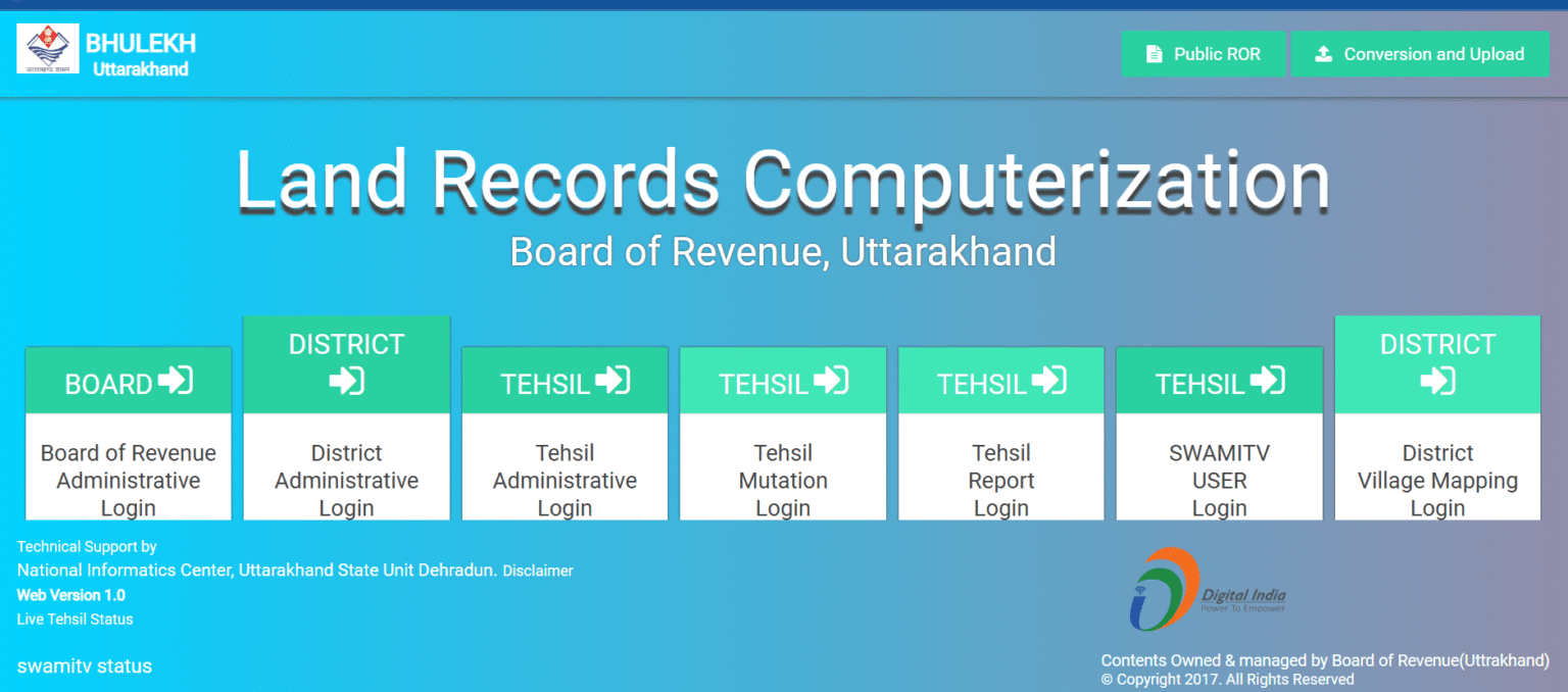 Bhulekh UK (Devbhoomi): Check Uttarakhand Land Records Online @bhulekh ...